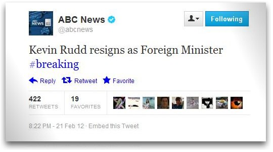 Our top 10 tweets of 2012 - ABC News