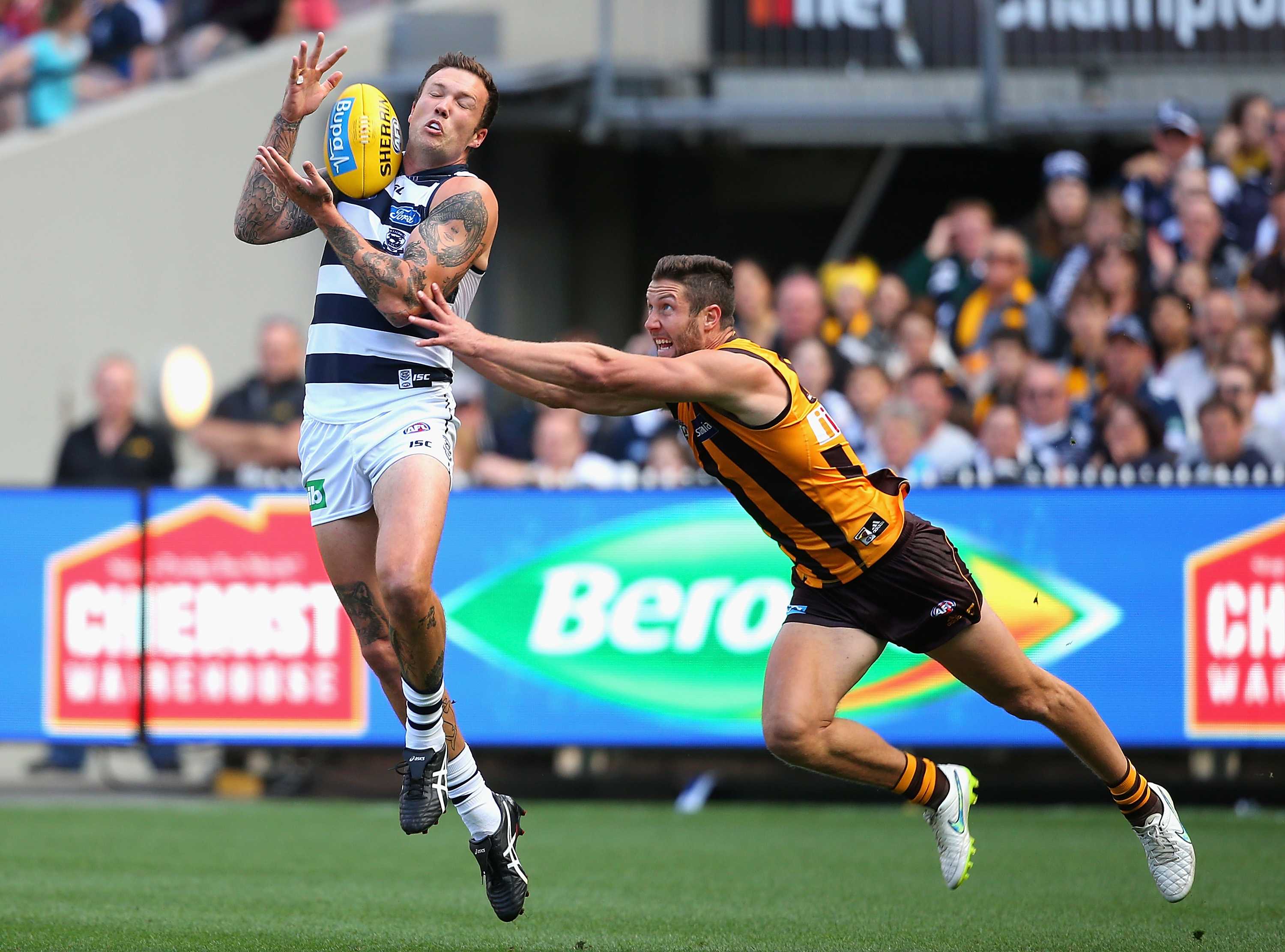 Hawthorn confused by Geelong's claim Mitch Clark was sledged about his ...