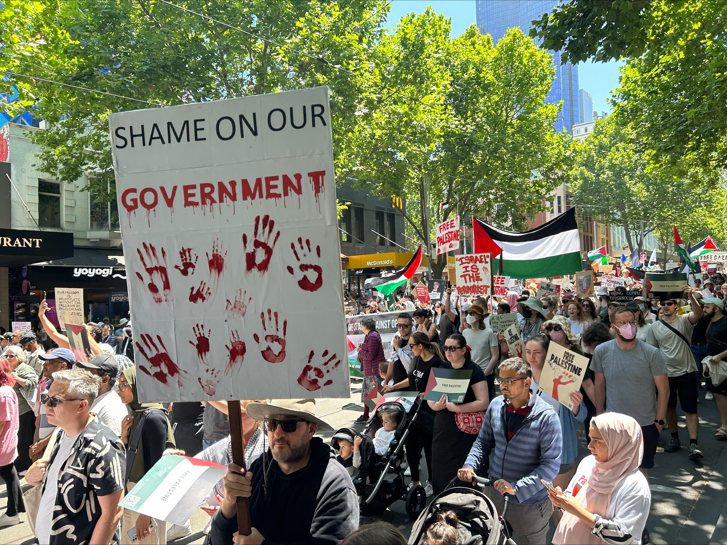 Tens of thousands call for Gaza ceasefire at Australian rallies ...