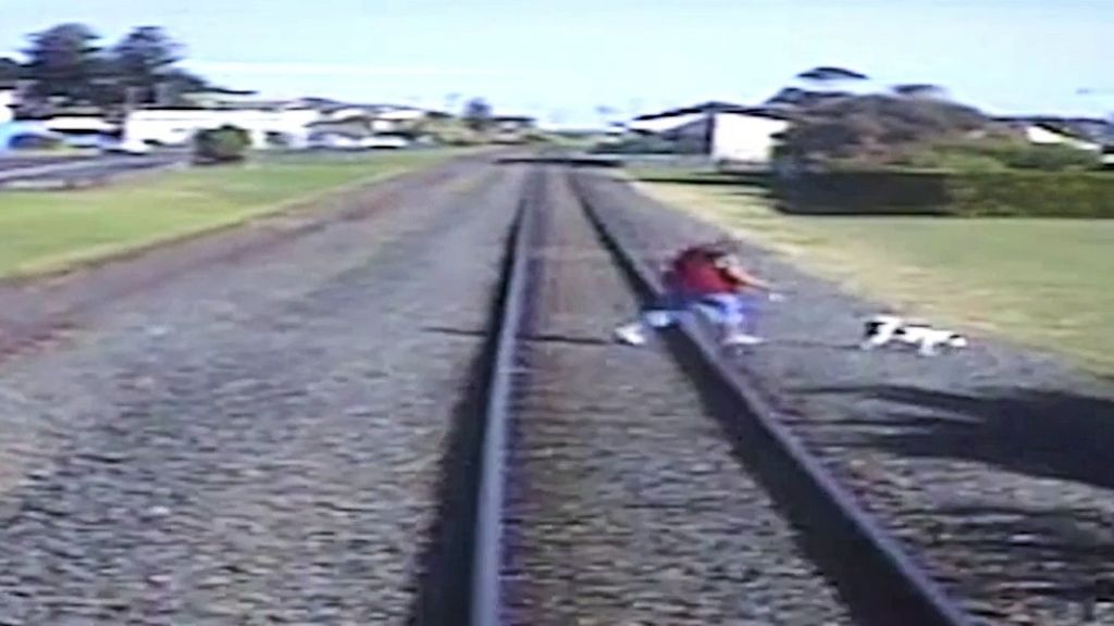TasRail has released dozens of videos of near misses at rail crossings ...