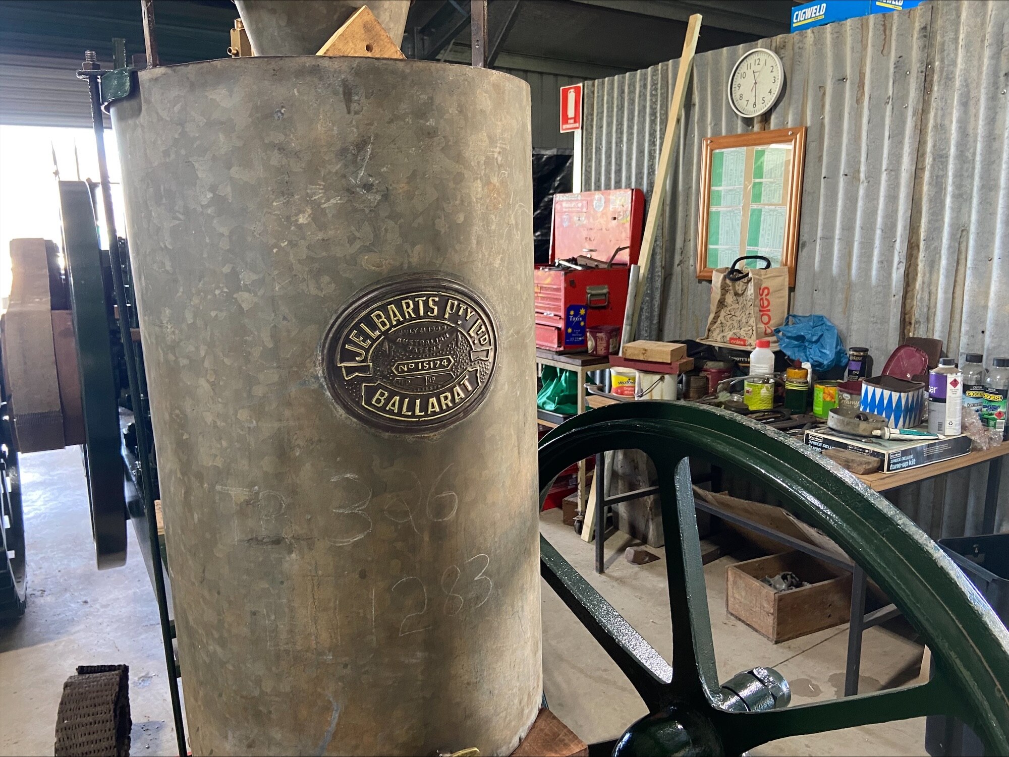 Vintage Jelbart tractor roars to life after loving restoration in Upper ...