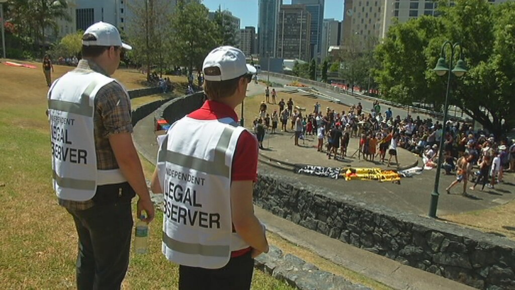 G20 Brisbane: Legal observers watch over registered protest groups as ...