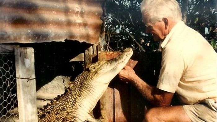 She's three metres long and bites, but John only has love for his pet ...