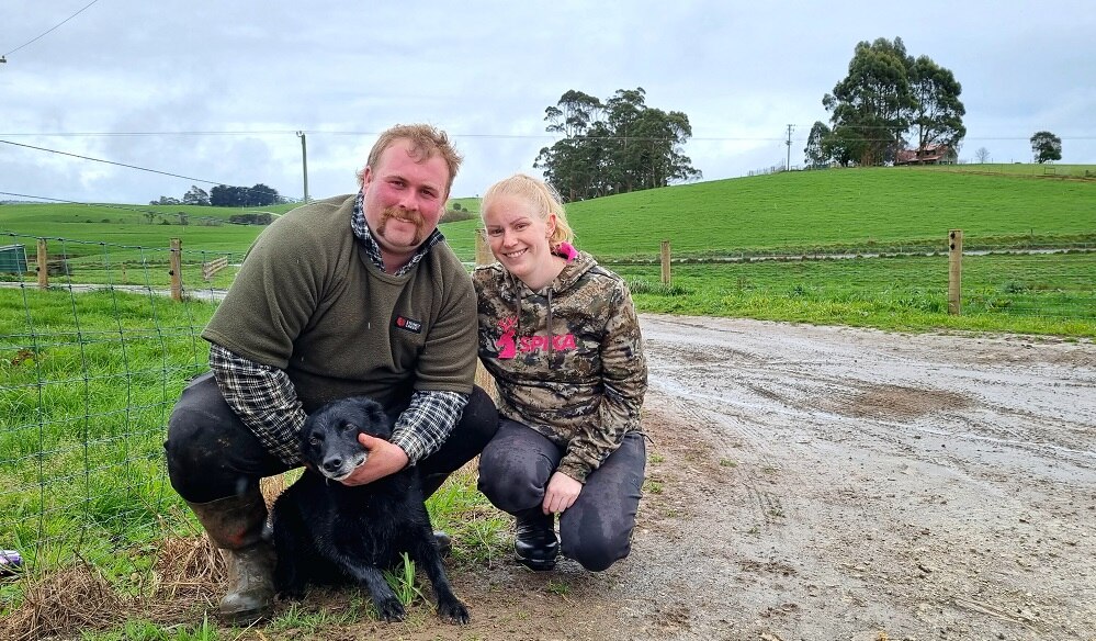 Young dairy farmer kicking goals - ABC listen