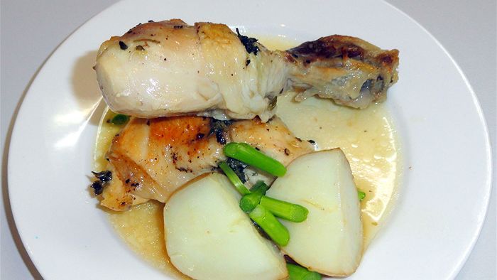 Slow-cooked garlic chicken - ABC News