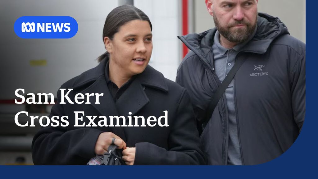 Matildas captain Sam Kerr gives evidence at her London trial - ABC News