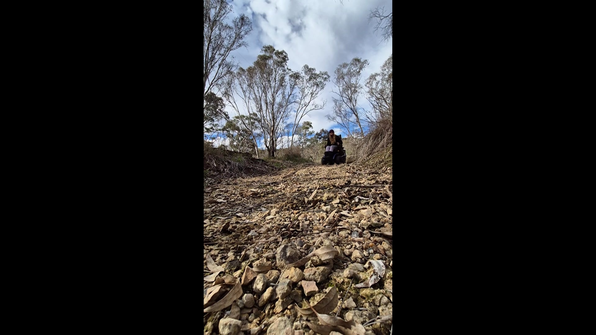 Ms Dean goes camping and 4WDing after years of rehab. - ABC News