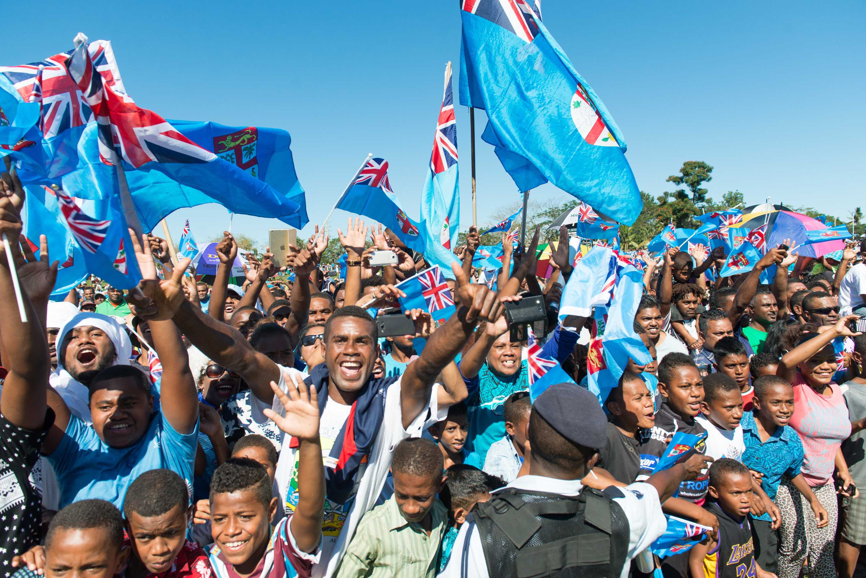 Rio 2016: Fiji rugby sevens team returns home to national celebrations ...
