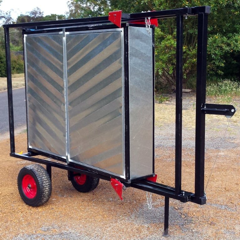 Bushfire shield designed by WA volunteer firefighter to help protect ...