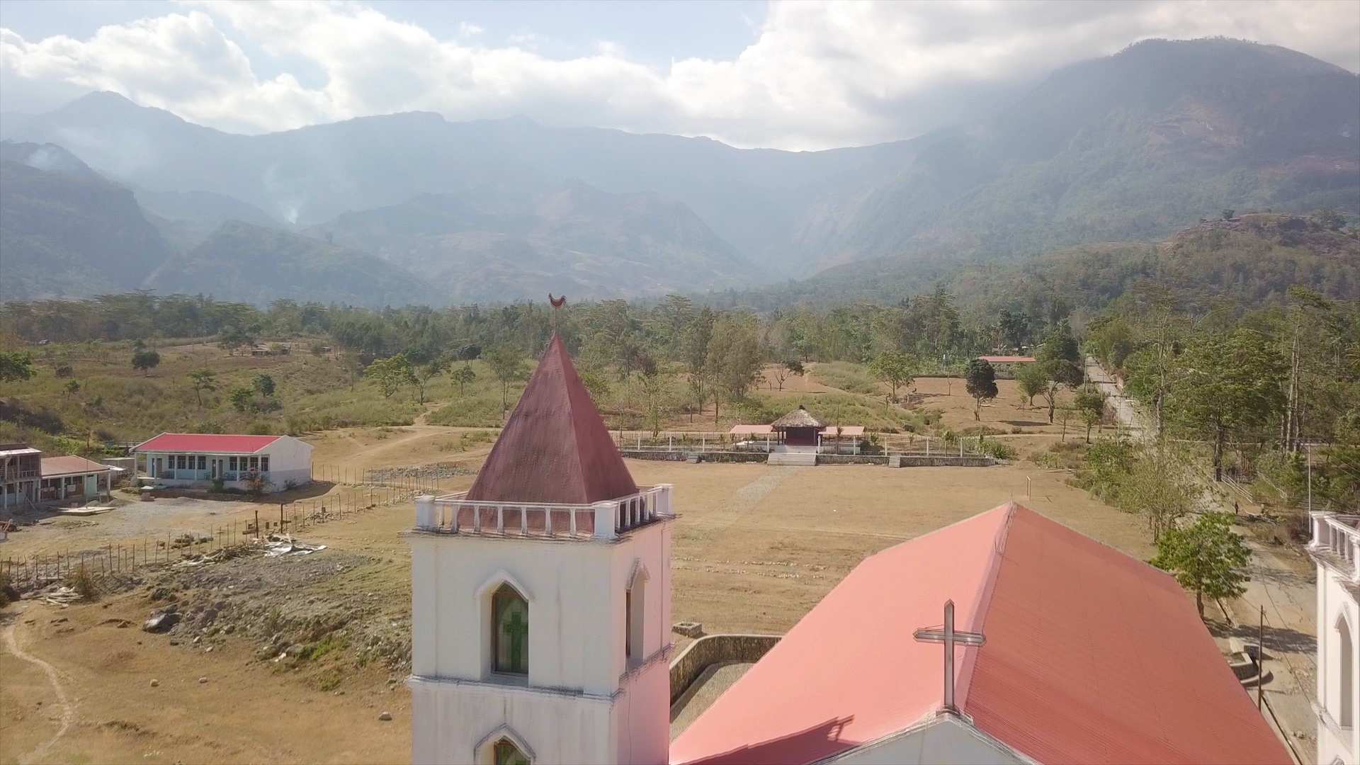 The church at Ainaro, Timor Leste. - ABC News
