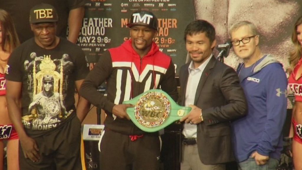 Mayweather and Pacquiao speak before the big fight - ABC News