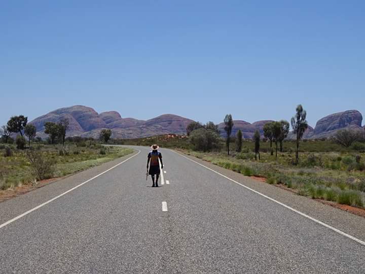 Clinton's walk for justice: The man walking across Australia for ...