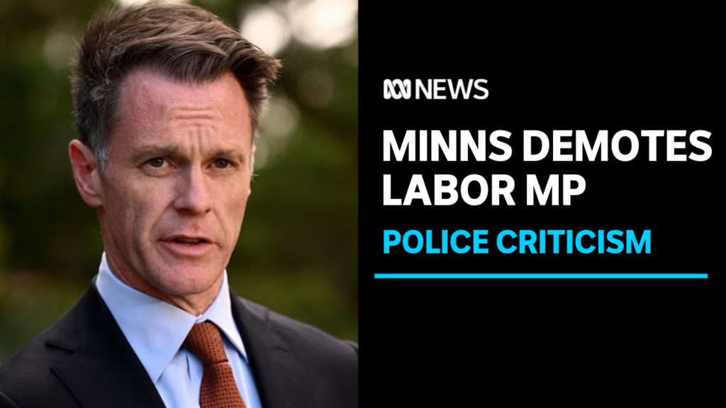 Chris Minns demotes Labor MP over police criticism - ABC News