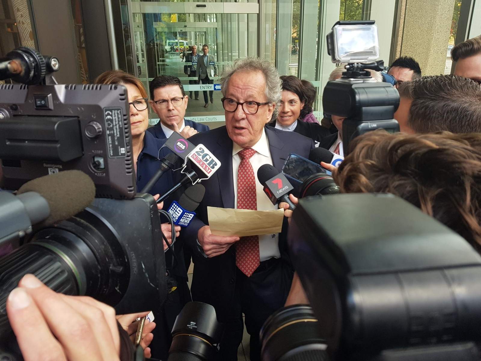 Geoffrey Rush wins defamation case against the Daily Telegraph - ABC listen