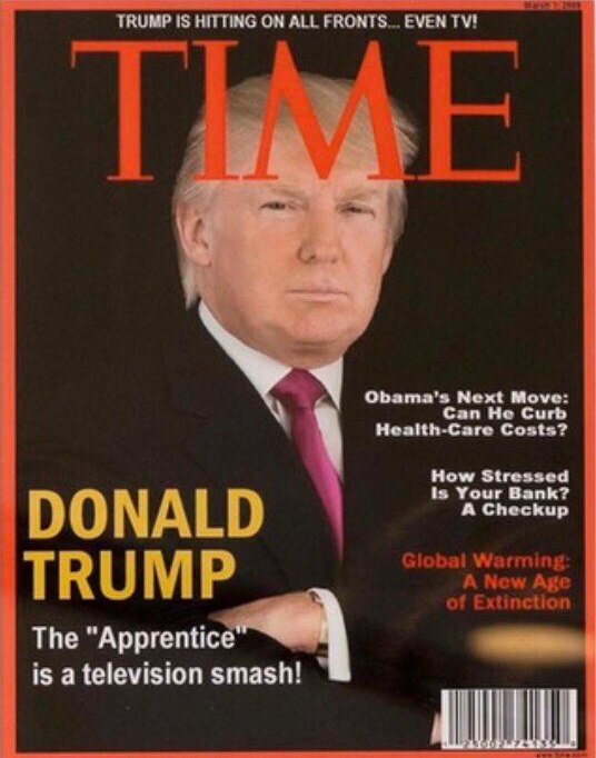 Donald Trump has a fake Time Magazine cover on display in his golf ...