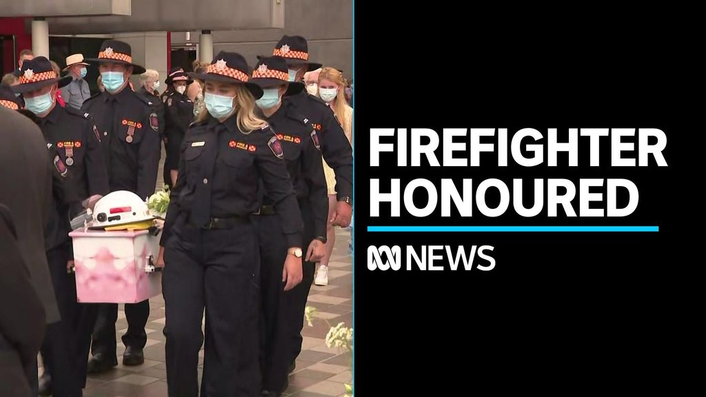 Hundreds gathered to honour the life of a fallen volunteer firefighter ...