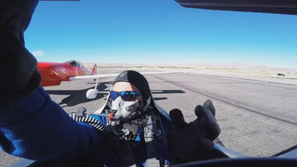 Dramatic footage inside cockpit shows pilot's near-decapitation in air ...