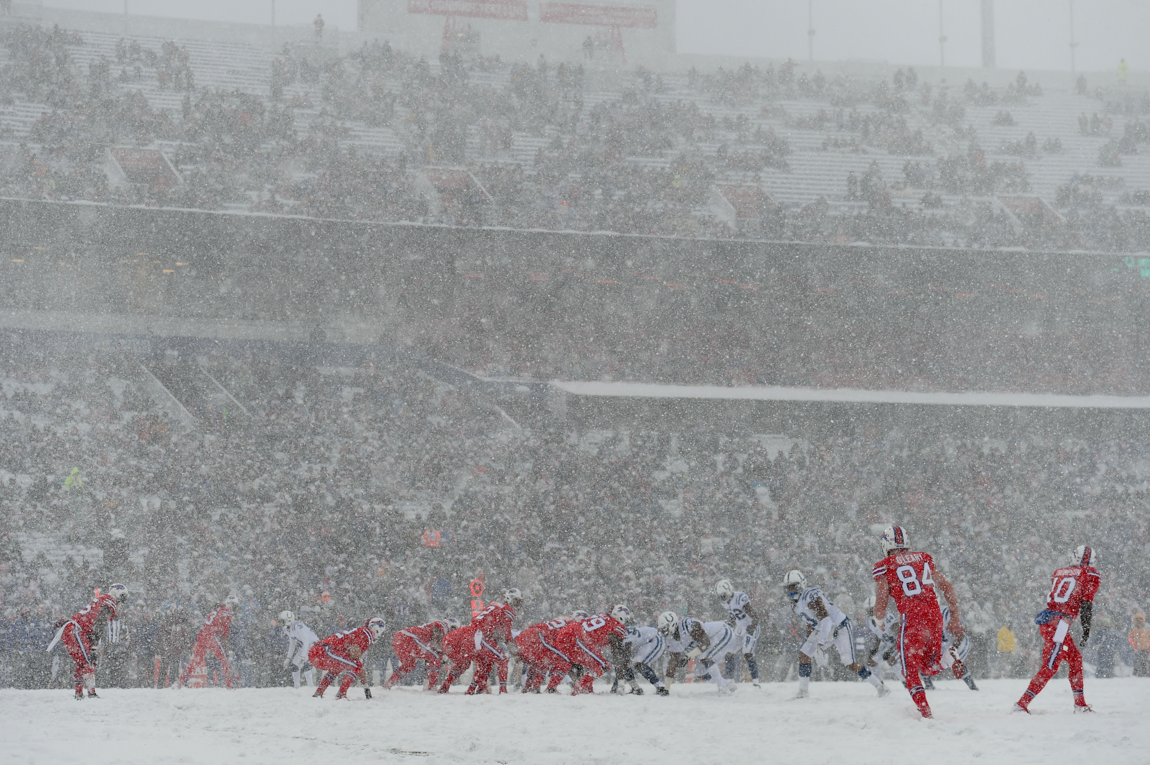 NFL match fought in incredible snow storm sees Buffalo Bills edge ...