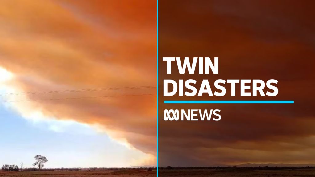 Eastern parts of Victoria grapple with twin disasters - ABC News