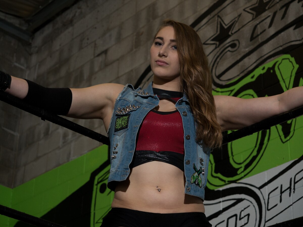 Adelaide wrestler Demi Bennett in training for dream career with WWE ...