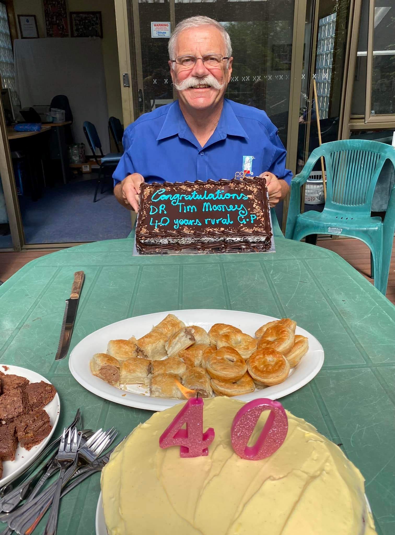 Dr Tim Mooney, a GP at the George Town Medical Centre, celebrates 40 ...