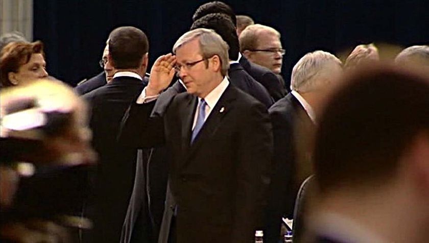 Nelson slams Rudd's Bush salute - ABC News