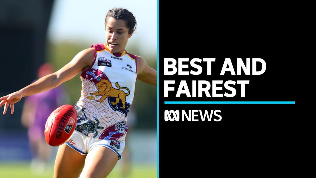 Brisbane Lions star Ally Anderson wins AFLW's Best and Fairest - ABC News