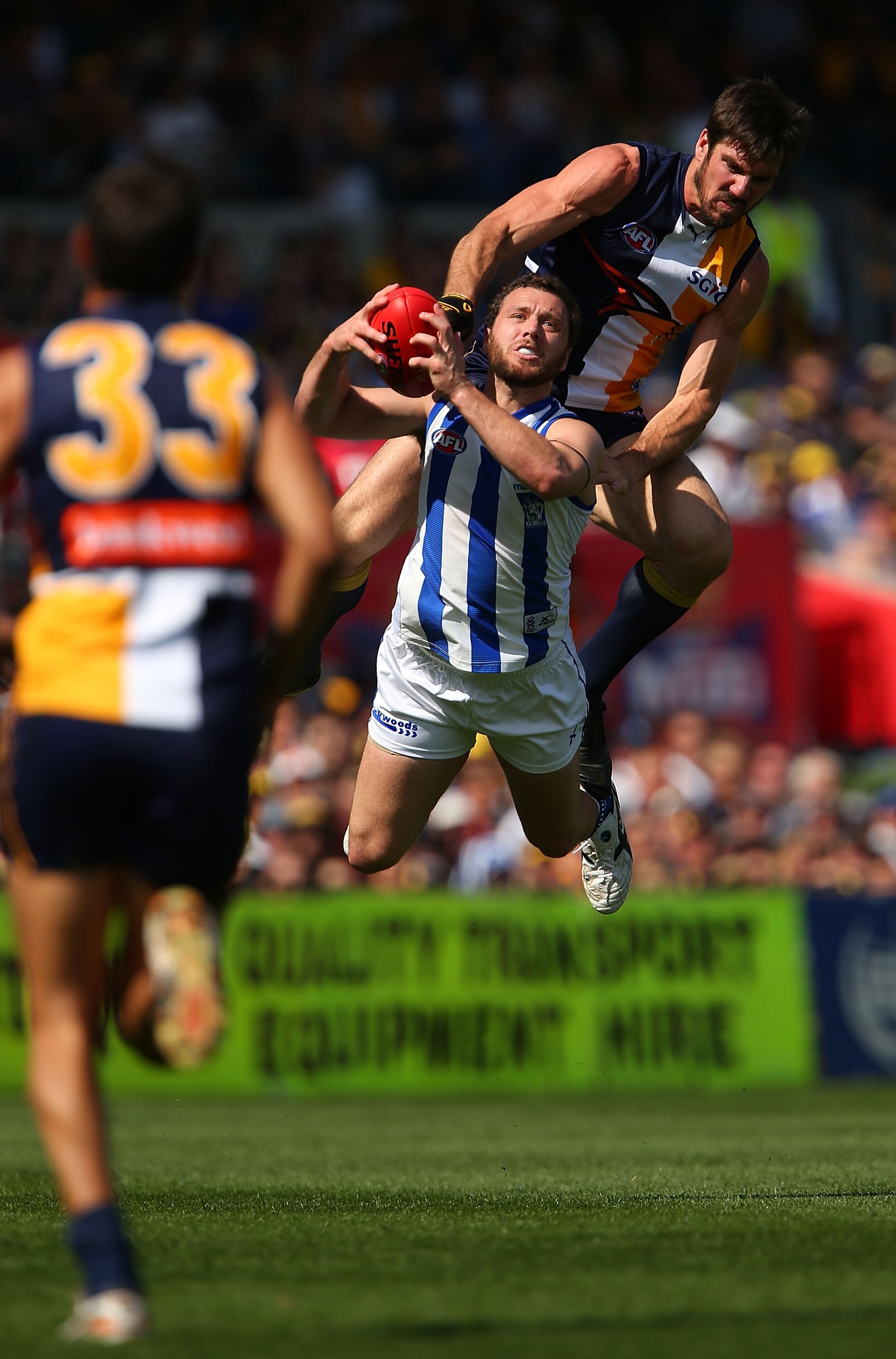 Eagles show no mercy to eliminate Roos - ABC News