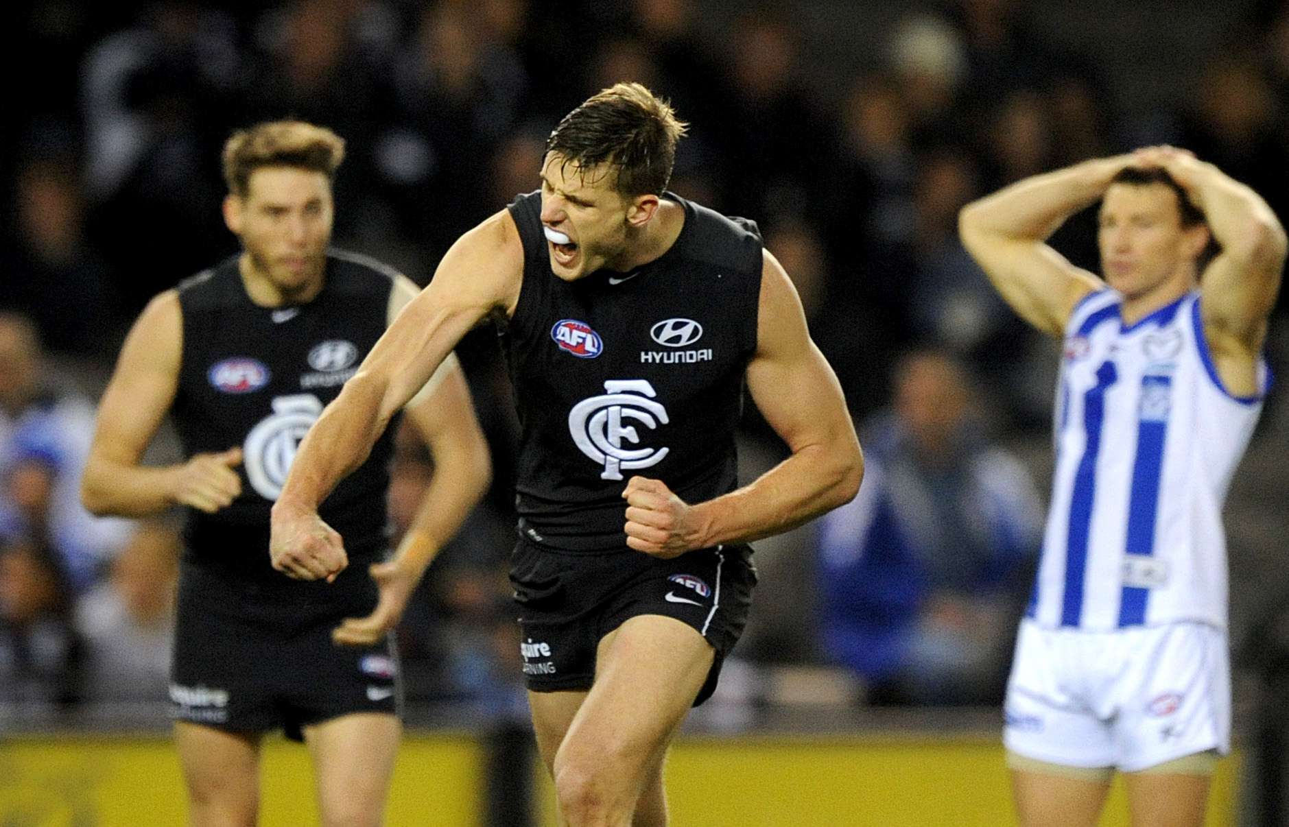 Carlton beats North Melbourne by 33 points at Docklands, delivering ...