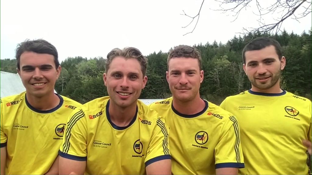 Four mates run across America for charity - ABC News