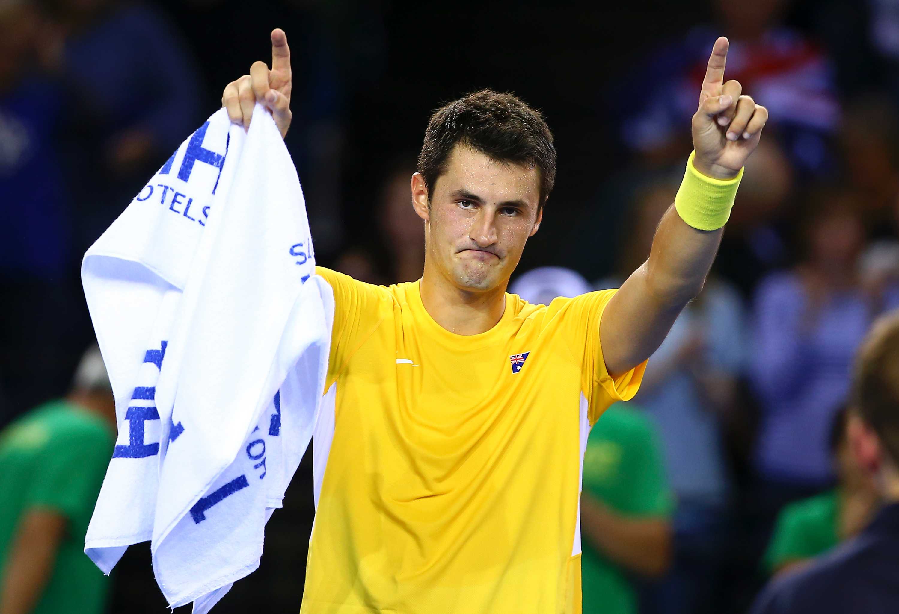 Davis Cup: Australia's Bernard Tomic beats Britain's Dan Evans after ...