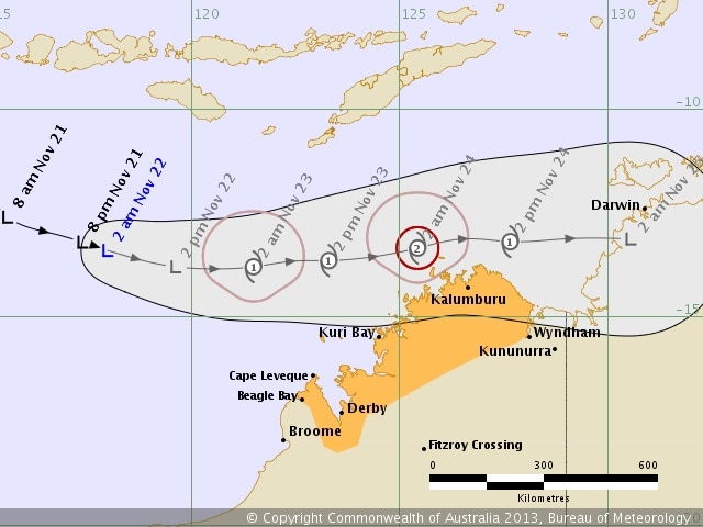 Top End cyclone watch as monsoon tracks coast - ABC News