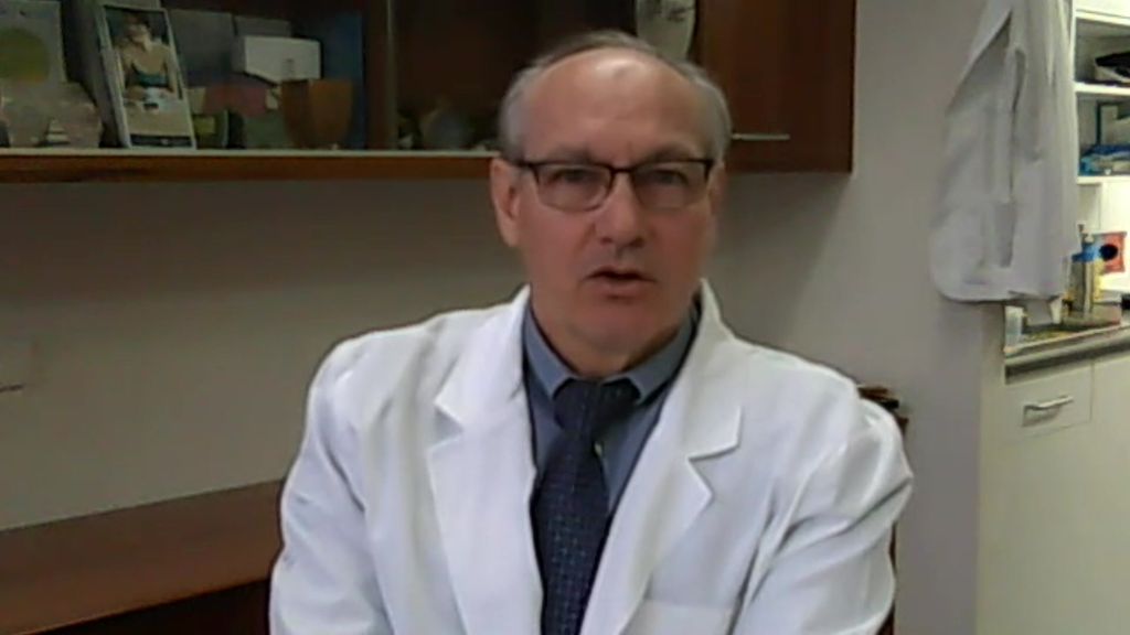 Dr Greg Siller says he was "delighted" with early positive results ...