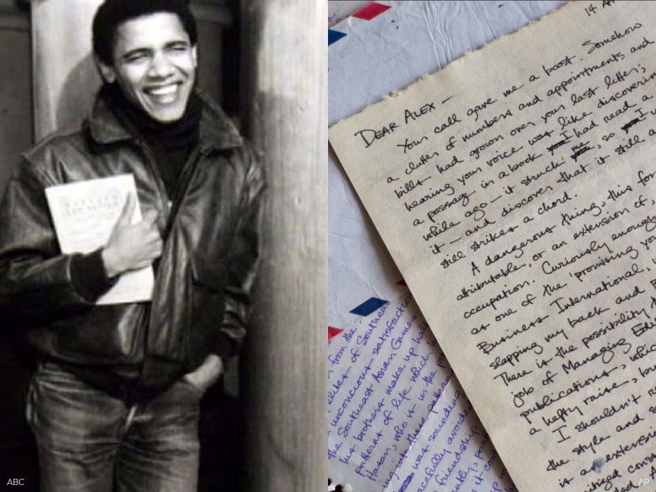 Barack Obama's letters to college girlfriend reveal his younger self ...
