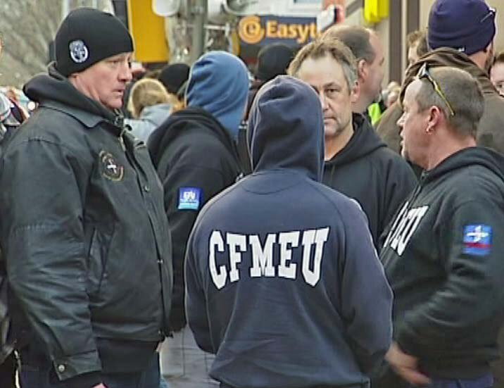 Construction workers protest for third day - ABC News