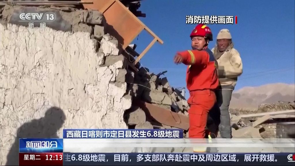 Local media shows destruction from Tibet earthquake - ABC News