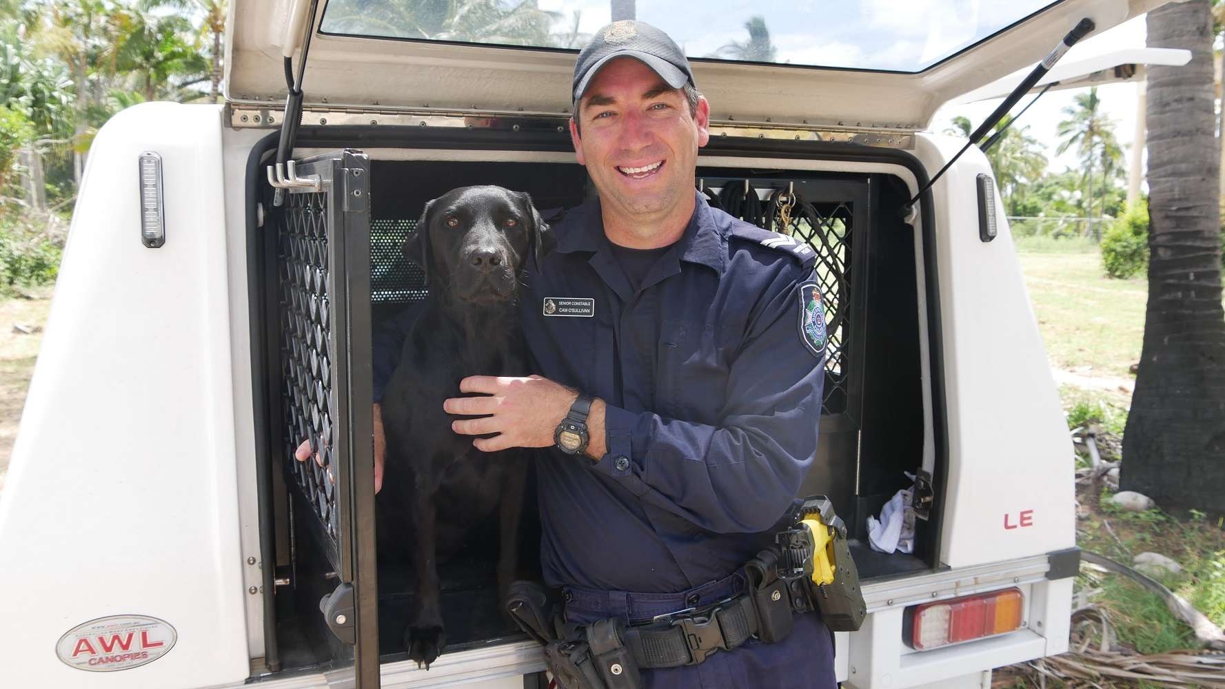 After long careers these two central Queensland police dogs are hanging ...