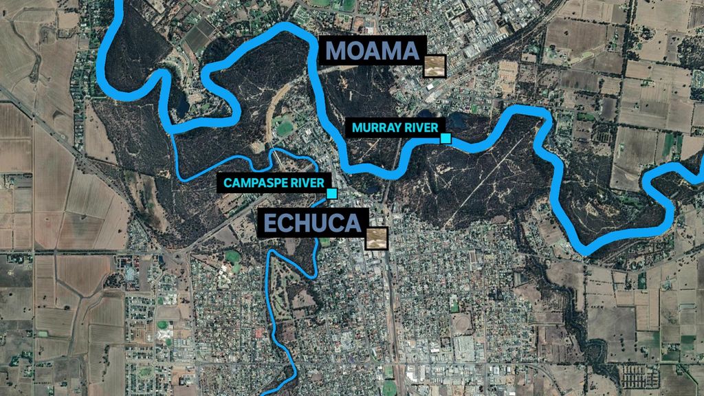 Echuca levee map - ABC News