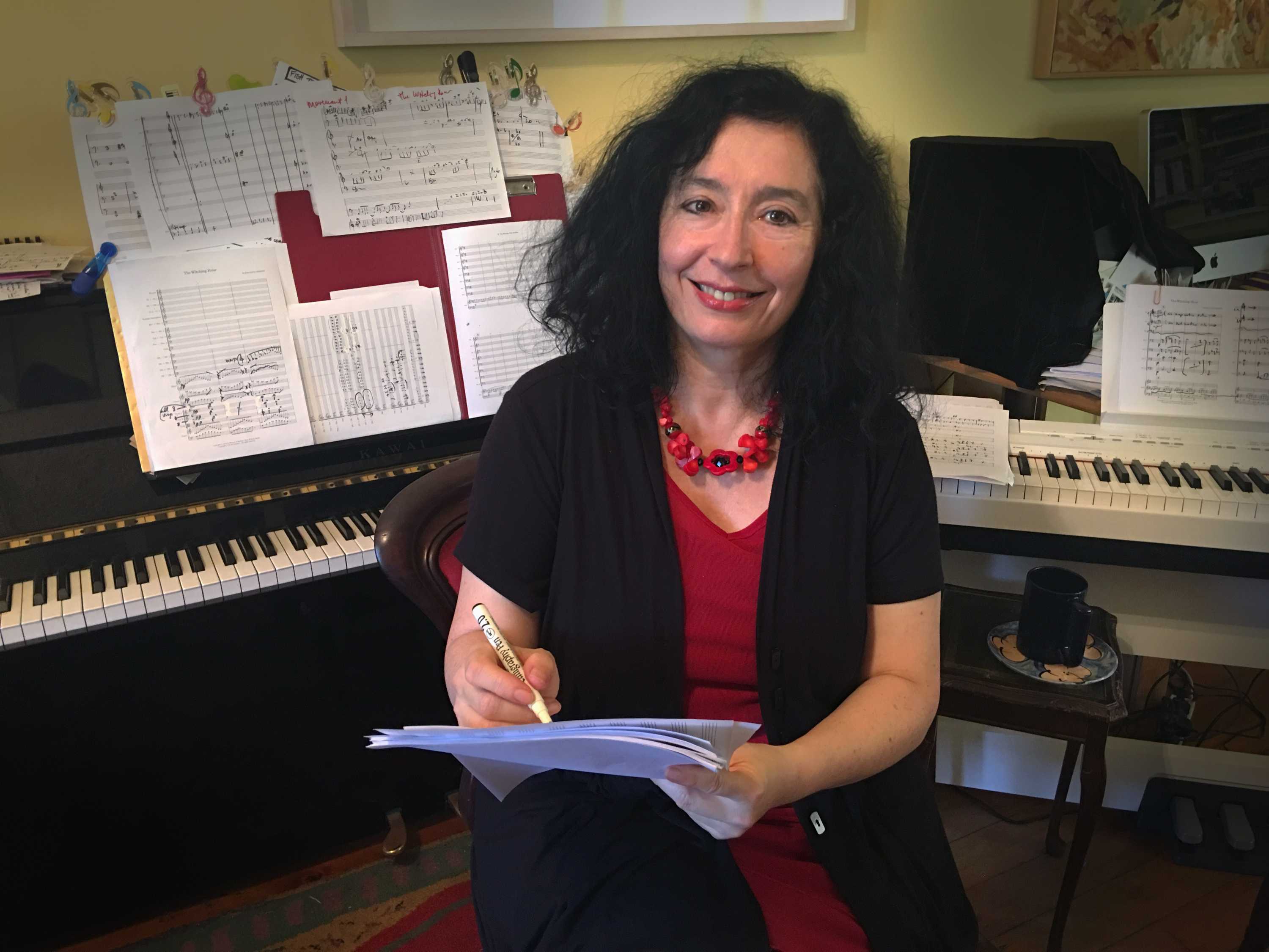 Elena Kats-Chernin, eight double basses and an offering - ABC Radio ...