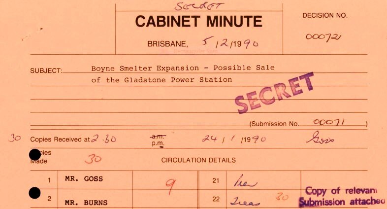 1990 cabinet documents reveal the destruction of documents and ...