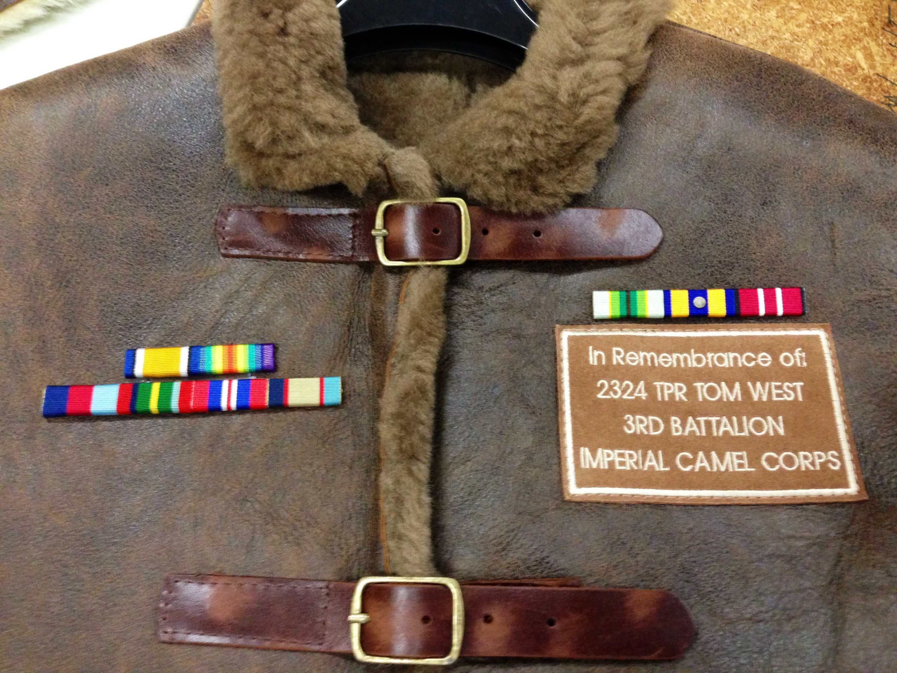 Anzac Day: World War I replica sheepskin vests show home front support ...