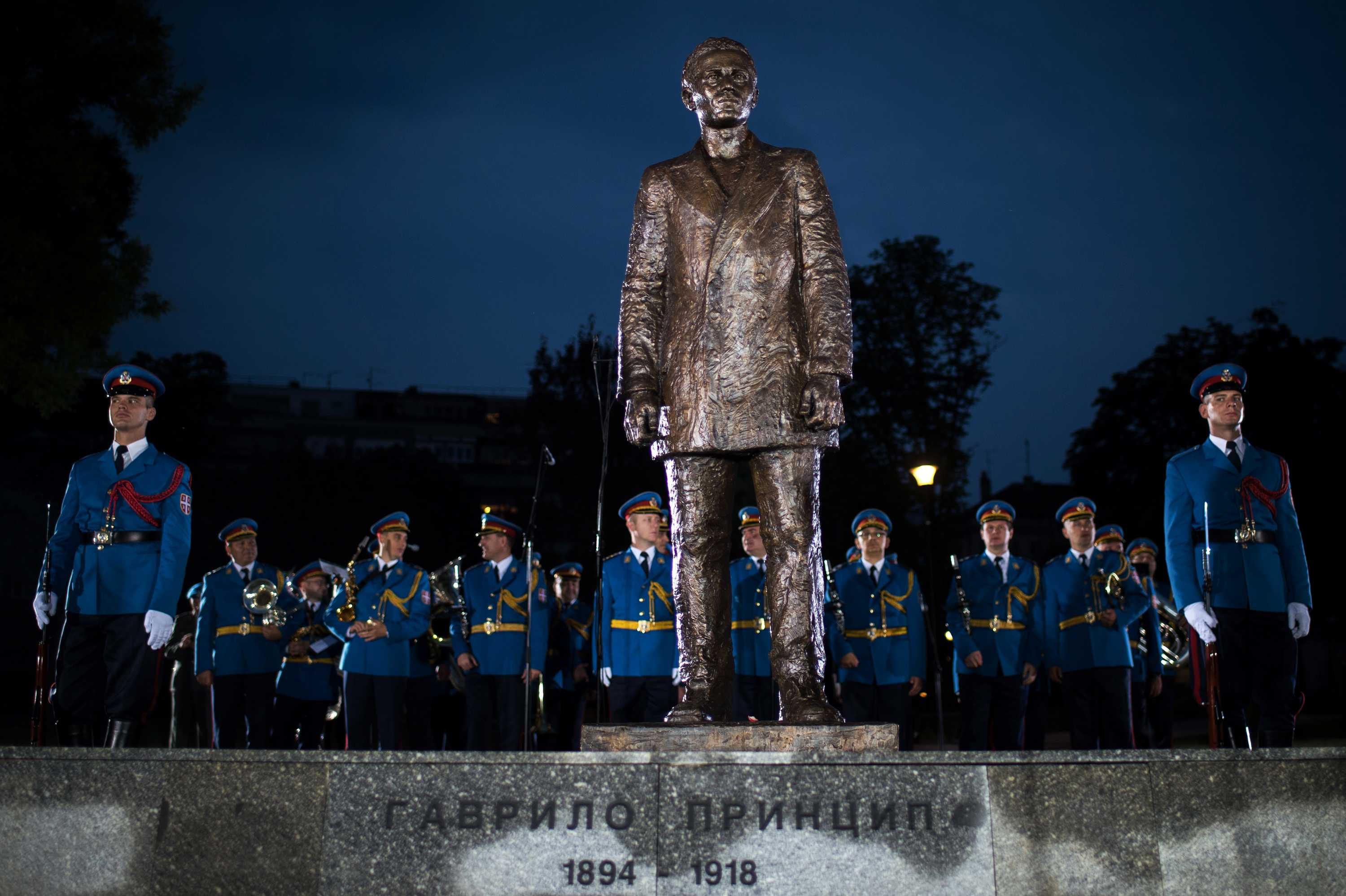 Gavrilo Princip: Serbia erects statue in honour of man who assassinated ...