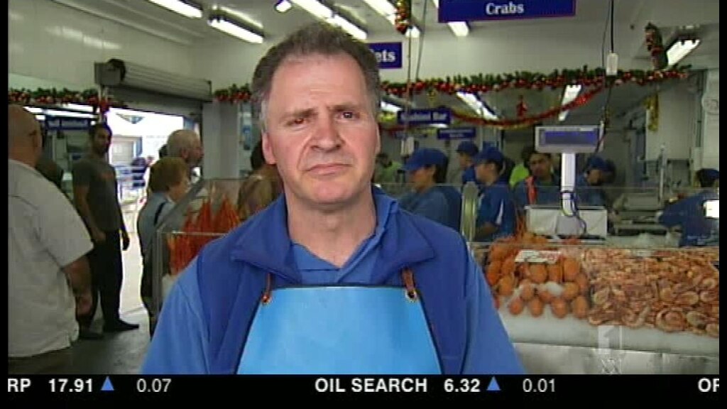 Sydney Fish Market Christmas frenzy begins - ABC News