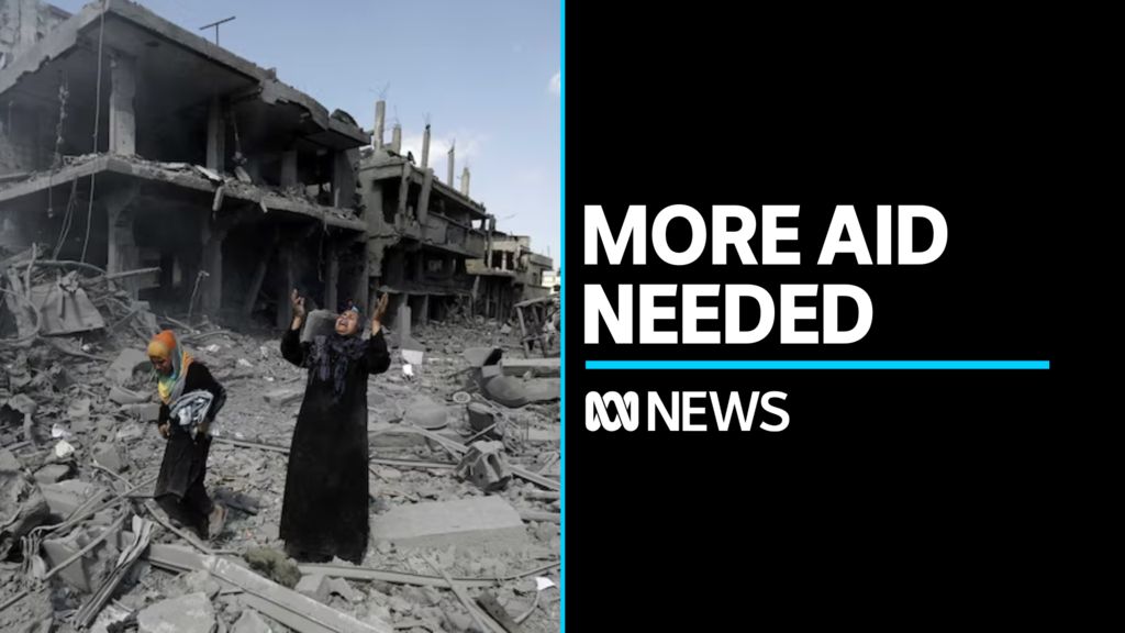 Aid organisation says supplies and aid are entering Gaza too slowly ...