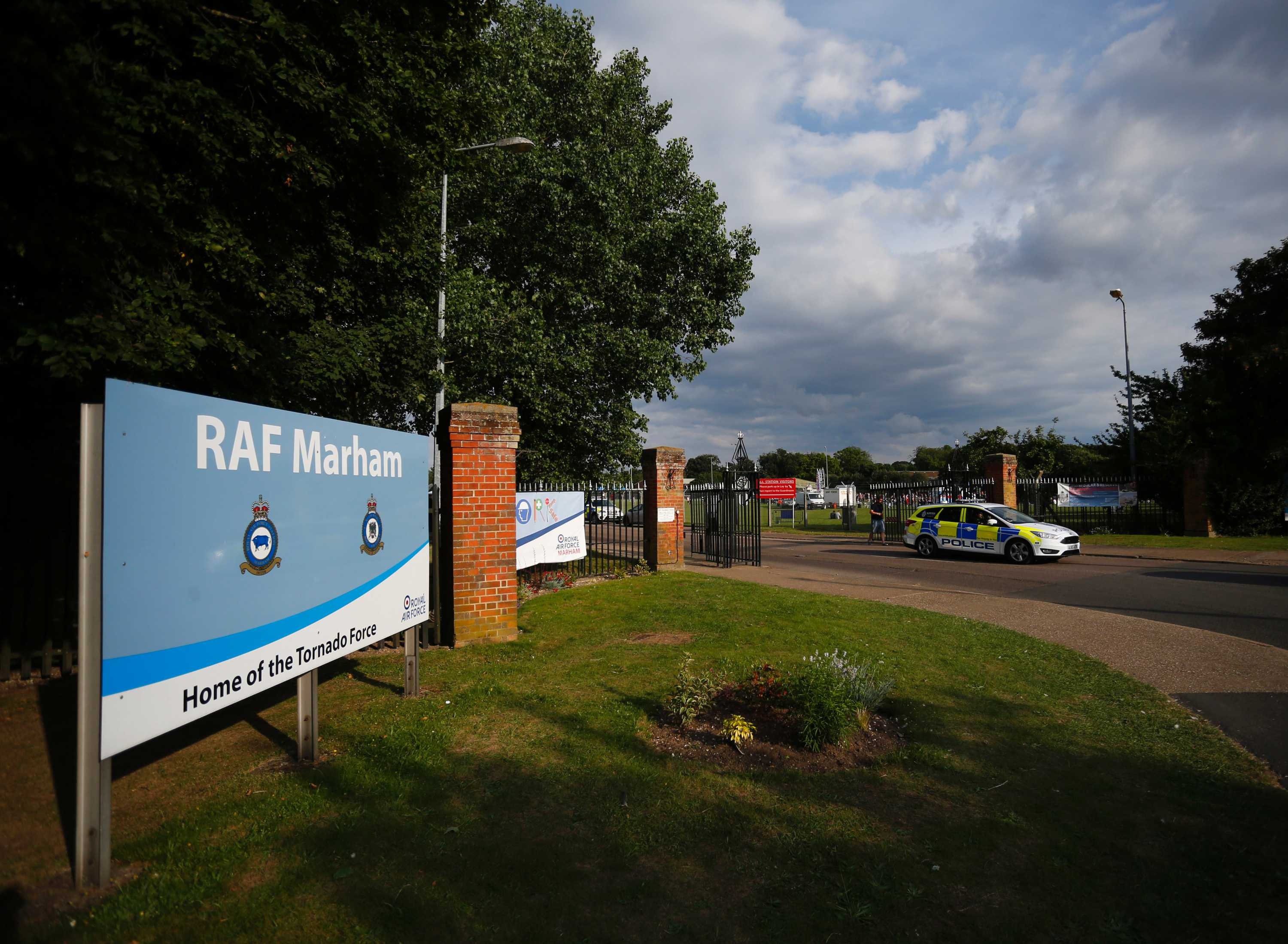 British police investigate attempted abduction of soldier near RAF ...