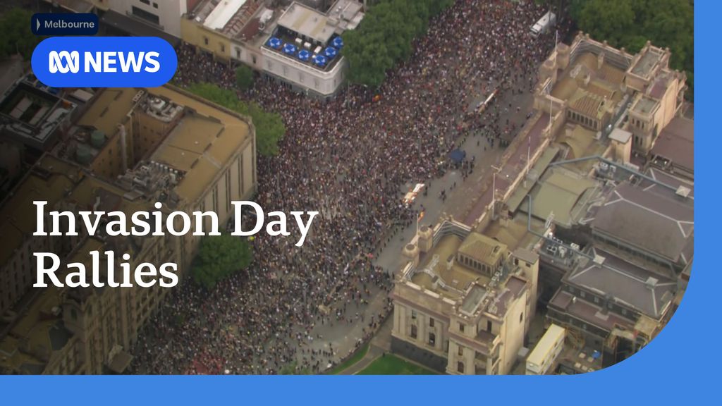 Tens of thousands march in Invasion Day rallies around Australia - ABC News