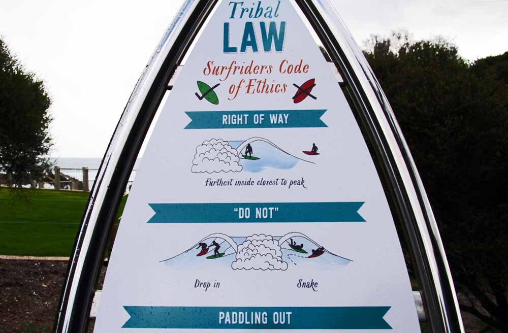 New sign reminds WA surfers of tribal laws - ABC News