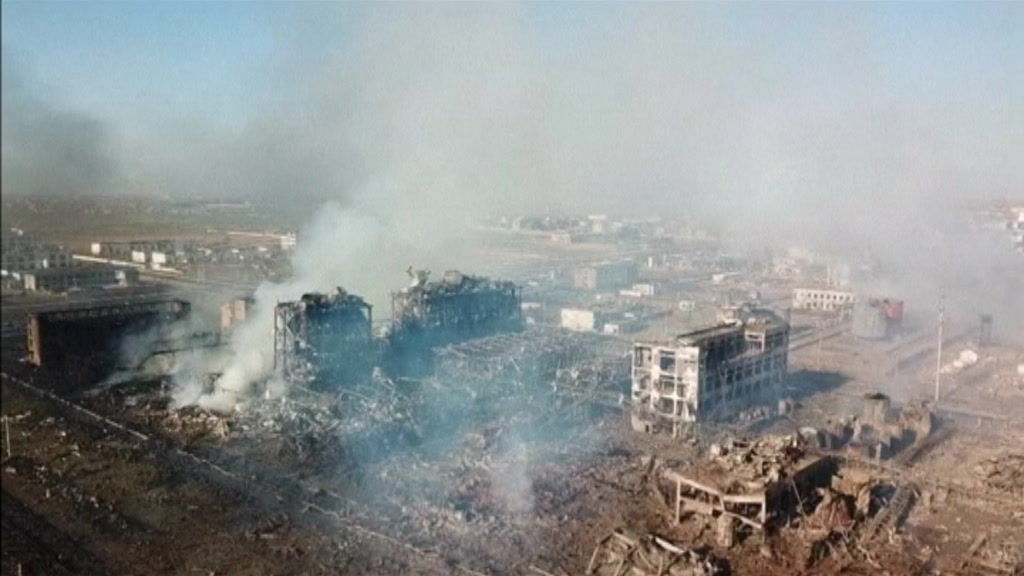 The deadly explosion wreaked destruction across the industrial park ...