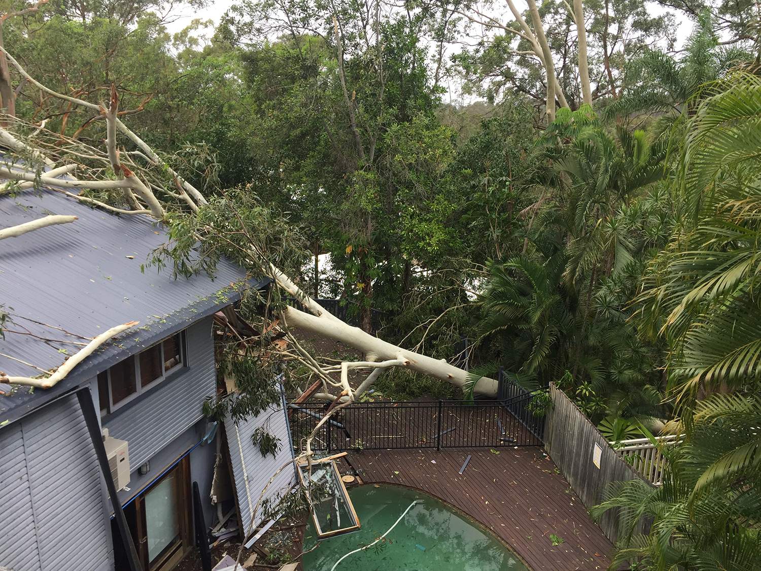 Queensland weather: Crews clean up after storms lash the south-east ...