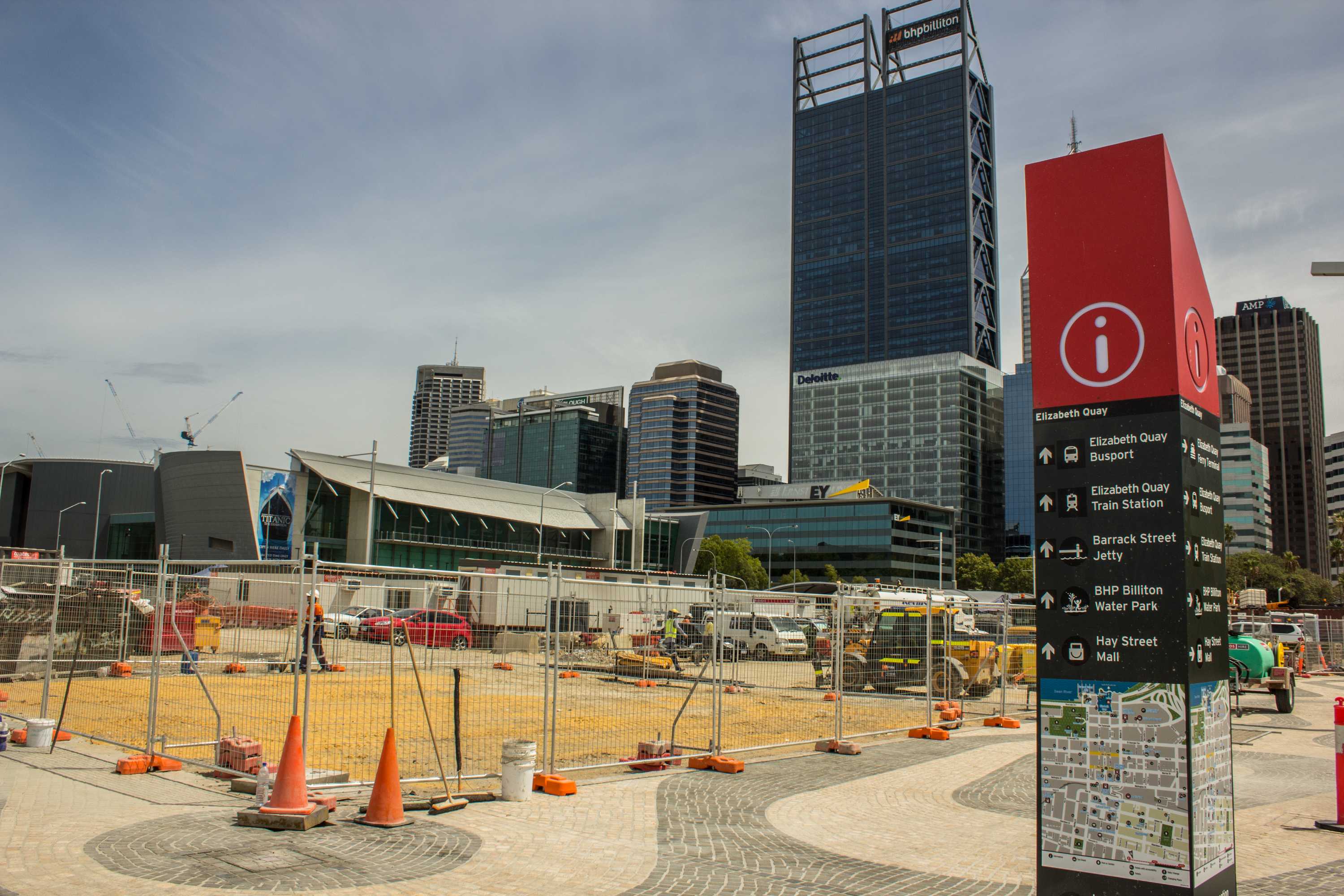 Elizabeth Quay in Perth prepares to open to public with frantic final ...